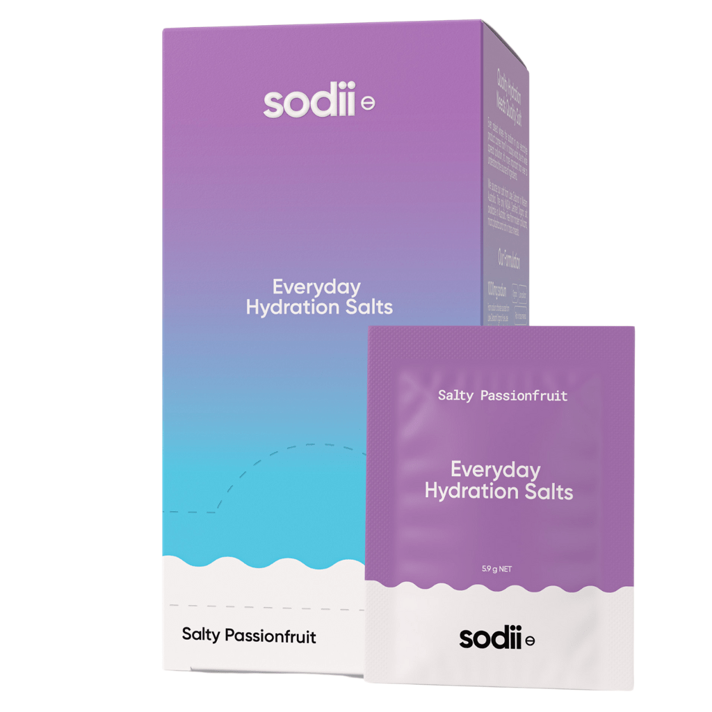 Sodii Everyday Hydration Salts - 30 Sachets - Salty Passionfruit