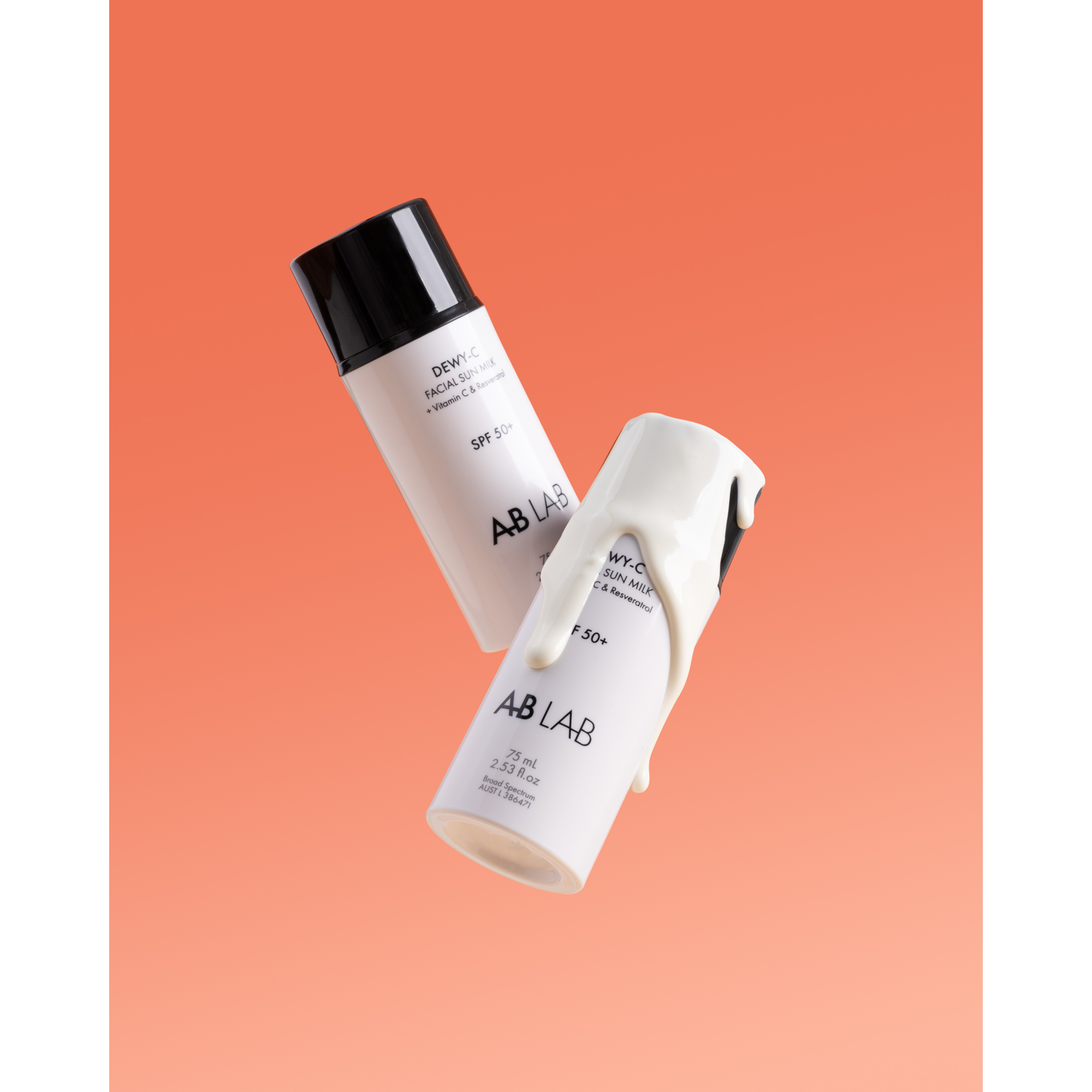 AB LAB Dewy-C SPF50+ Facial Sun Milk 75mL - Adore Beauty