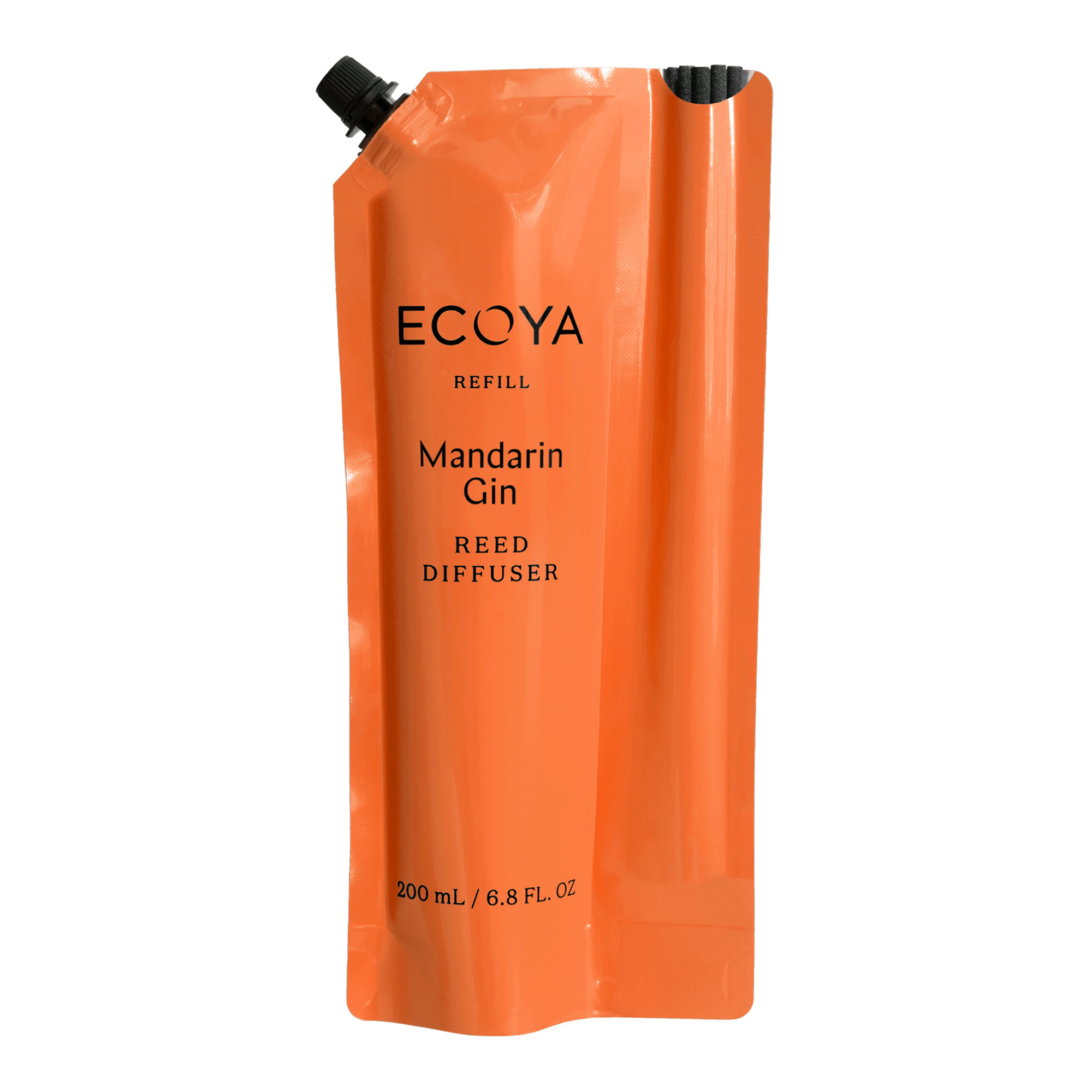 ECOYA Reed Diffuser Refill Mandarin Gin 200ml - Adore Beauty