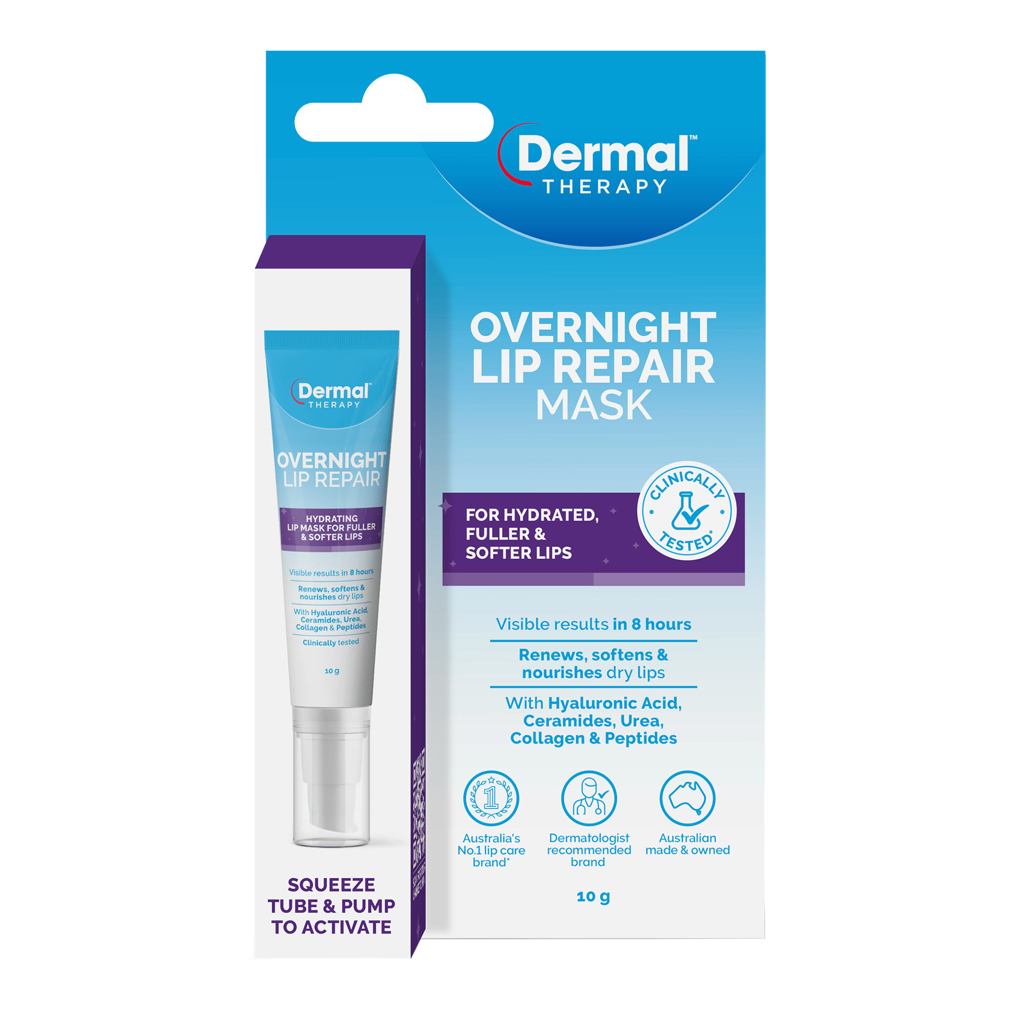 Dermal Therapy Overnight Lip Repair Lip Mask - Adore Beauty