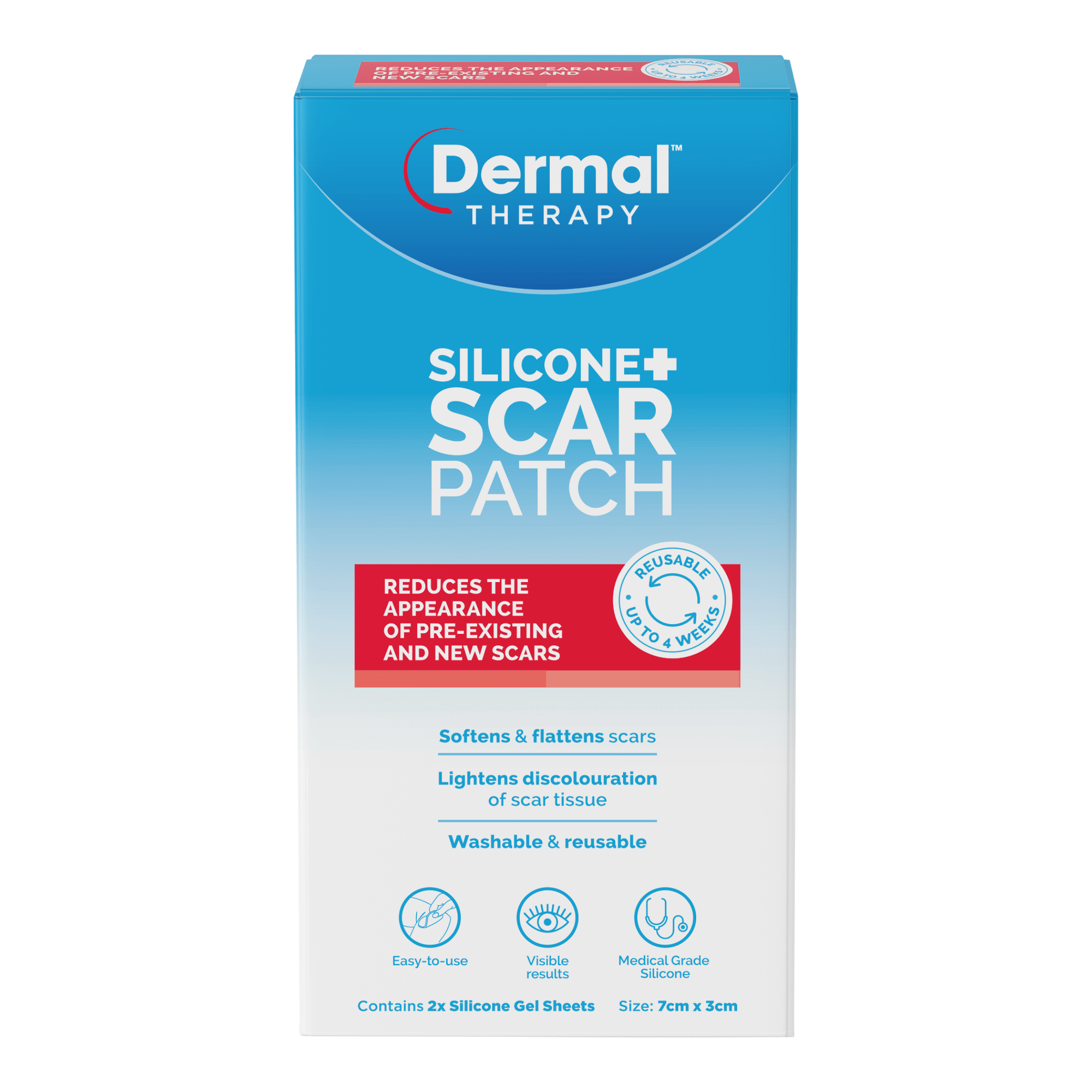 Dermal Therapy Silicone+ Scar Patch - Adore Beauty