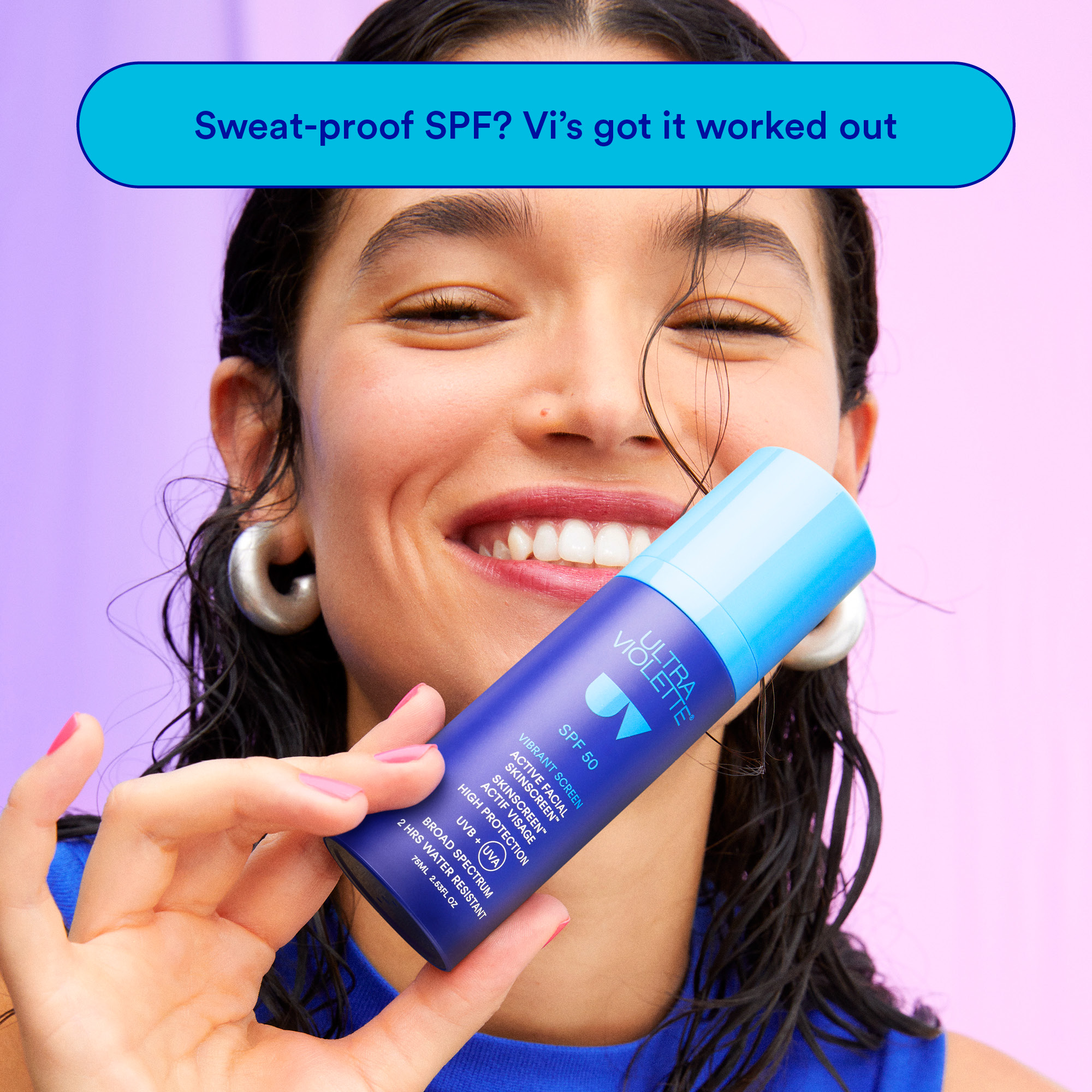 Ultra Violette Vibrant Screen SPF 50 Active Facial SKINSCREEN 75ml AU | Adore Beauty