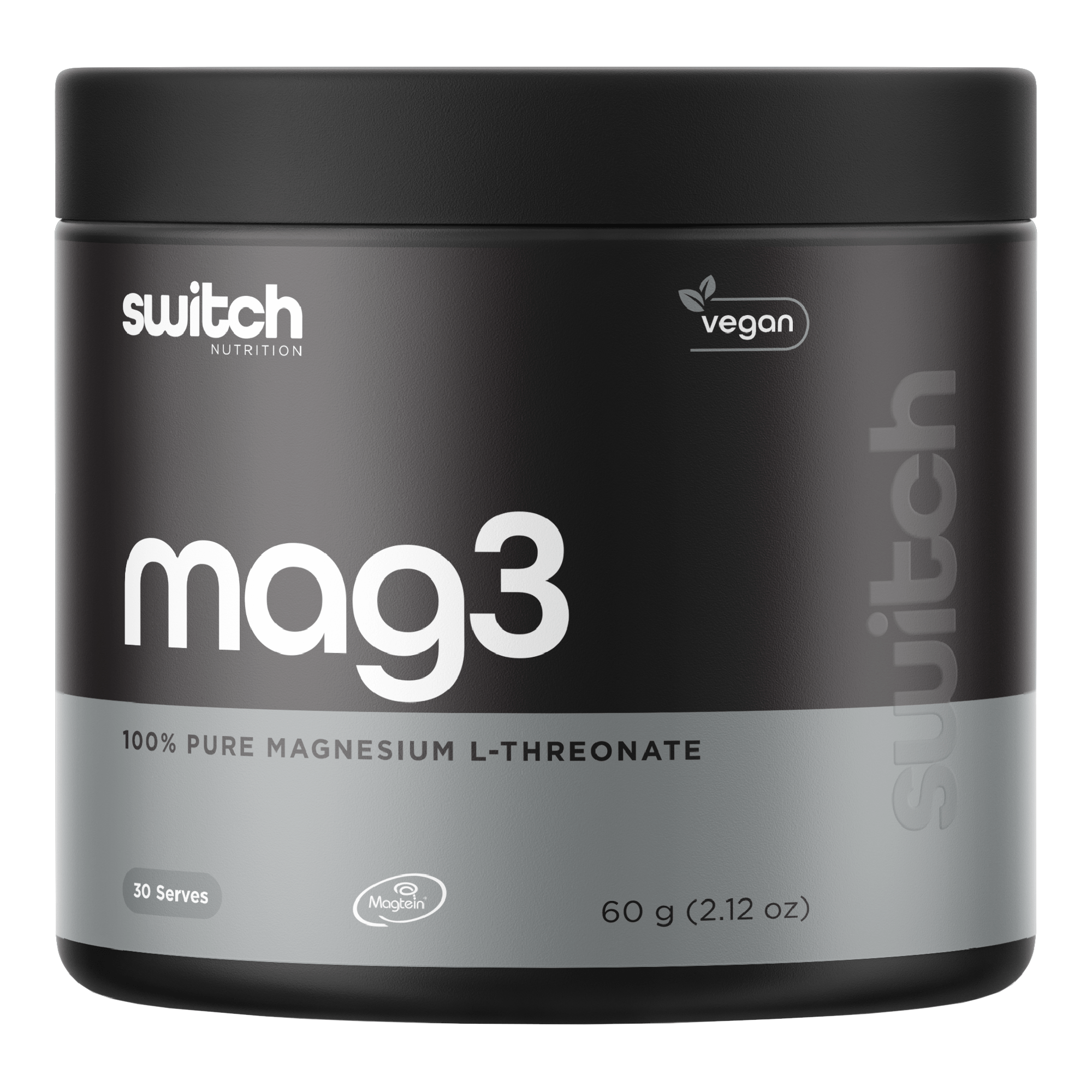 Switch Nutrition MAG3 Powder - Magnesium L-Threonate - Magtein - (30 ...