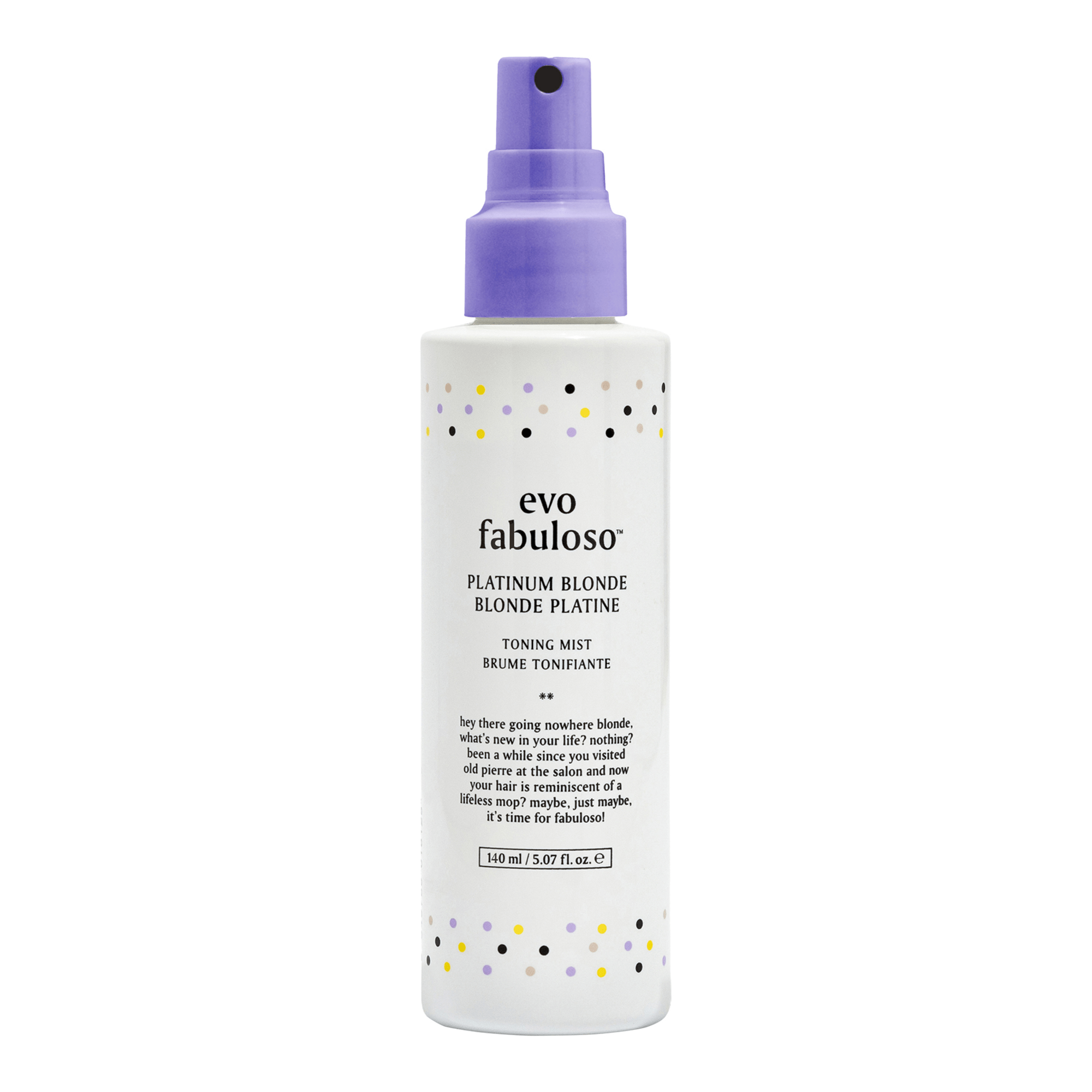 evo Fabuloso Platinum Blonde Toning Mist: Fab Blonde Tones