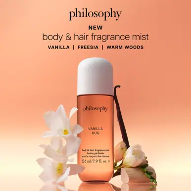 philosophy vanilla hug body & hair fragrance mist for women 236ml ...