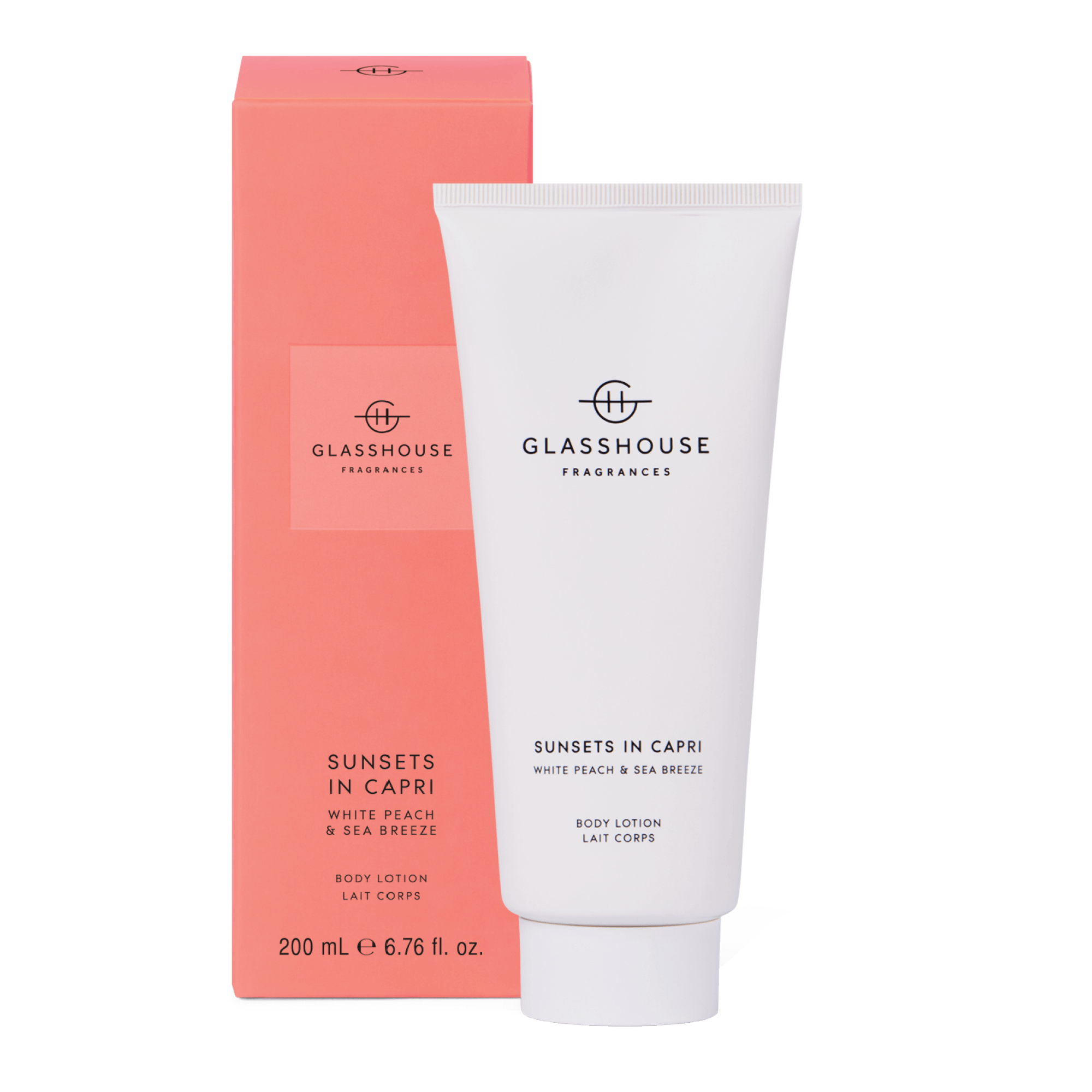 Glasshouse Fragrances 200ml Body Lotion - SUNSETS IN CAPRI - Adore Beauty