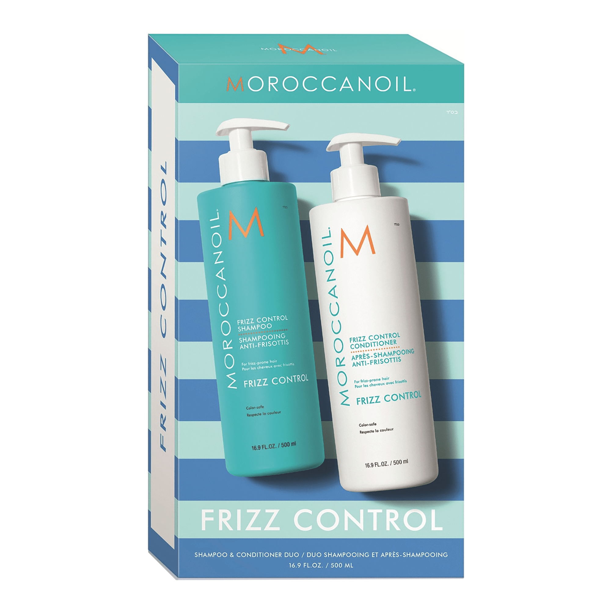 Moroccanoil Frizz Control 500ml Duo - Adore Beauty