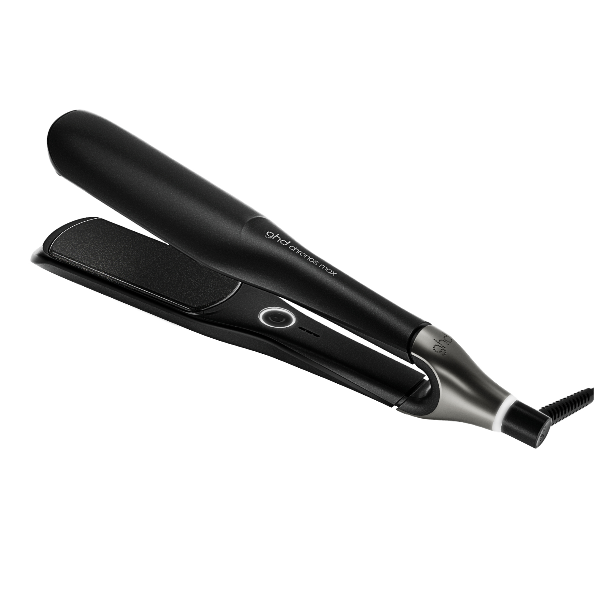 ghd chronos max wide plate hair straightener black